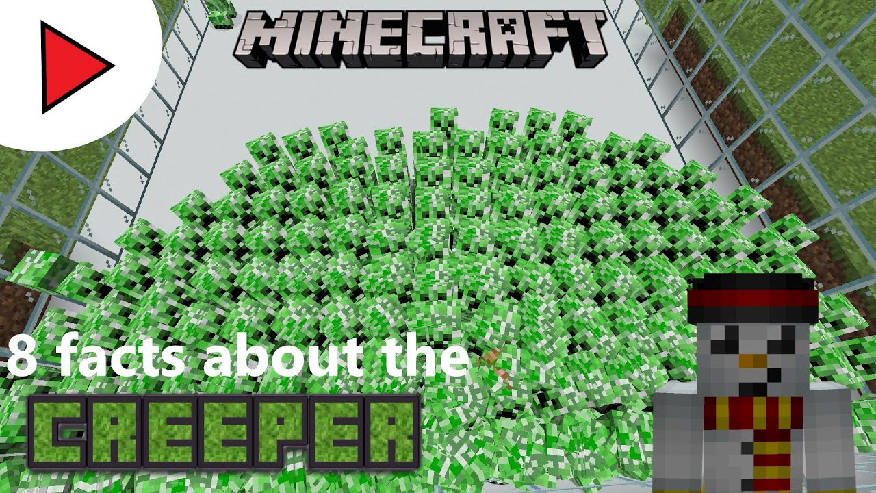 Minecraft facts | 8 facts about the creeper - YouTube