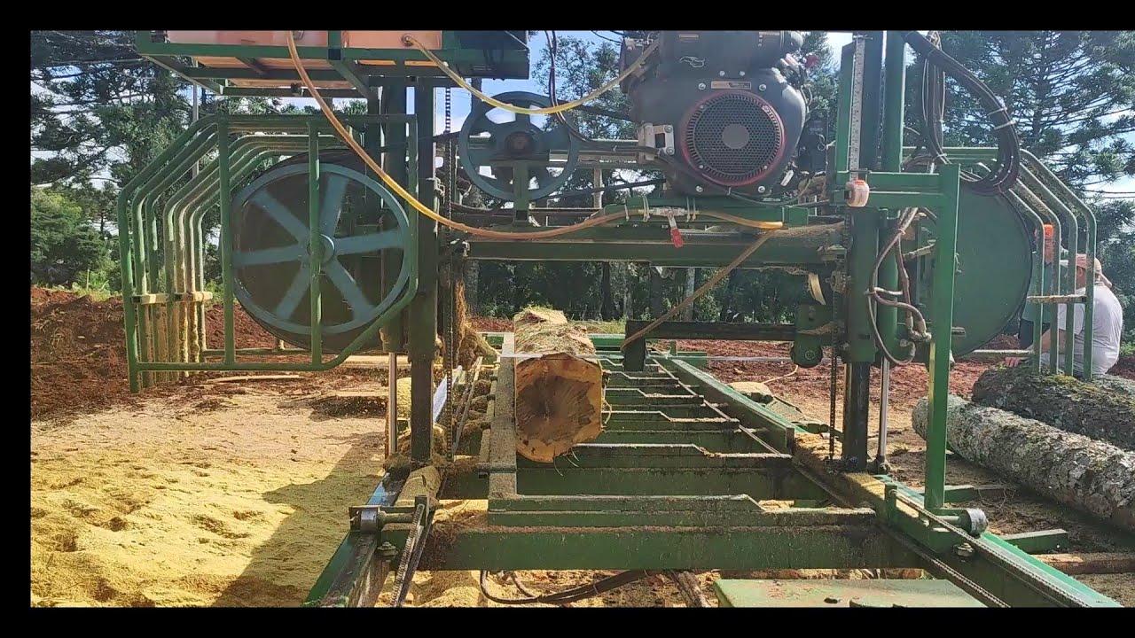 serraria móvel (vídeo feito pelo cliente) mais uma do novo modelo - YouTube