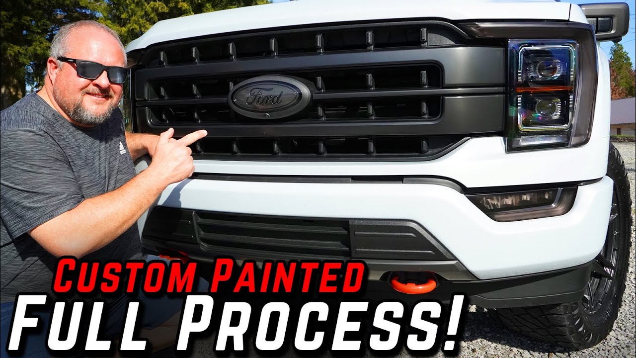 How To Custom Paint Your FORD F150 Emblems - In Depth Process With ...