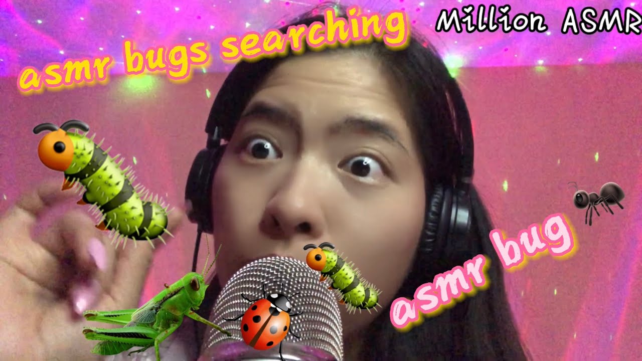 ASMR Bugs (Searching & Plucking) in your Face Mouth Sounds #asmrsleep # ...
