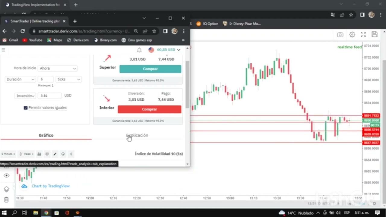Operando tick en SmartTrader - YouTube