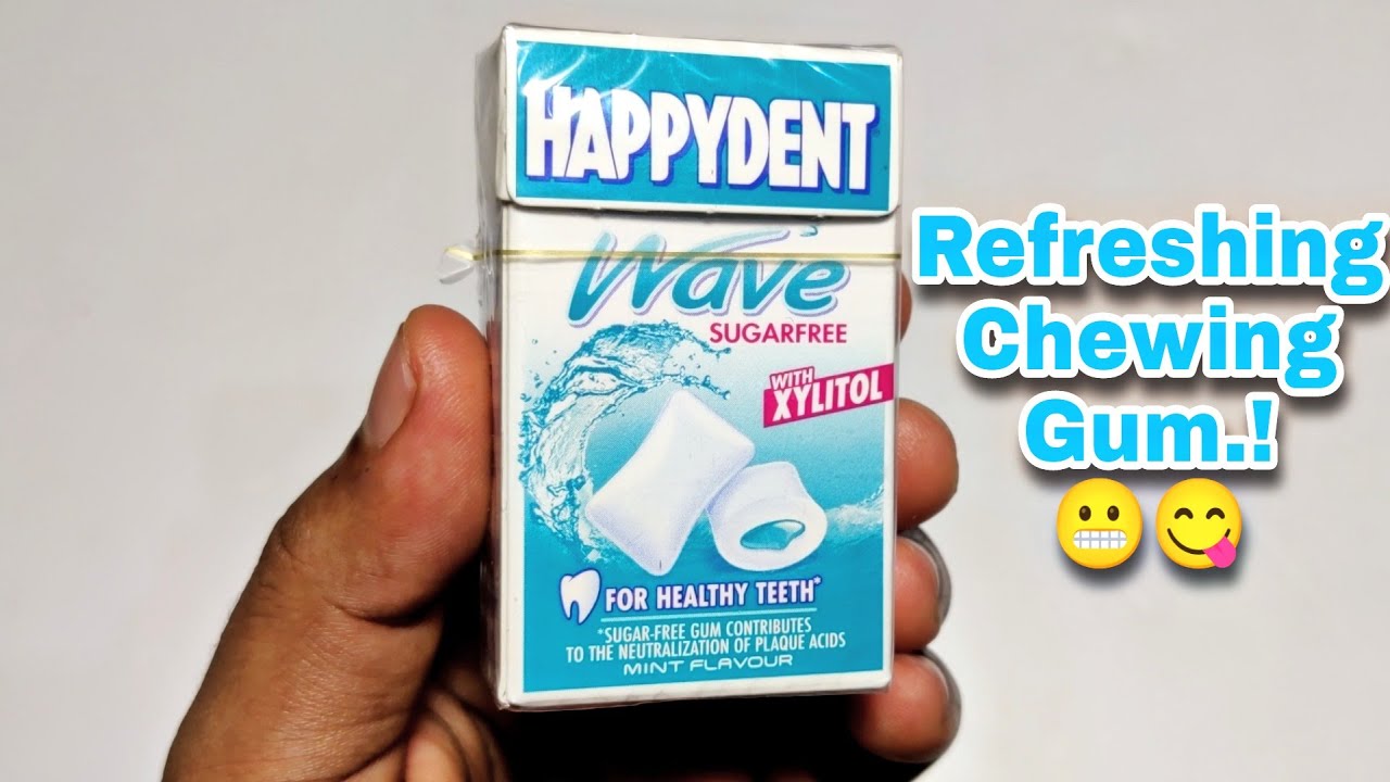 Happydent Wave Mint Flavour Gum | Ingredients/Recipe, Taste, Price ...