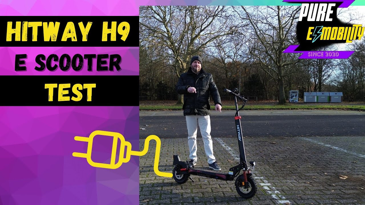 HITWAY H9 ESCOOTER │TEST│15,6AH │ABE 500W #hitwayh9 #escooter - YouTube