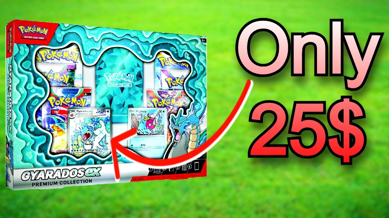 Gamestop Exclusive!! gyarados ex premium collection opening - YouTube