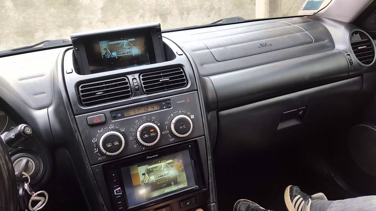 lexus, is 200 modification ecran gps - YouTube