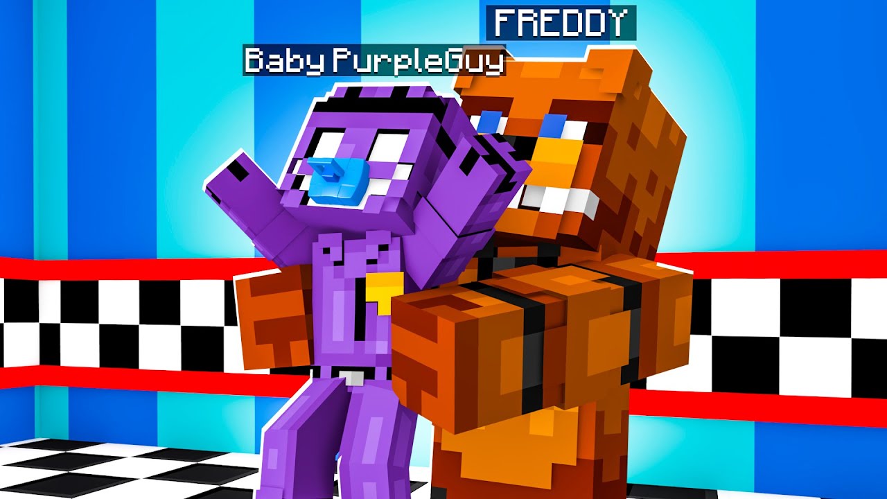 Purple Guy Turns into a Baby | Minecraft Five Nights at Freddy’s FNAF ...