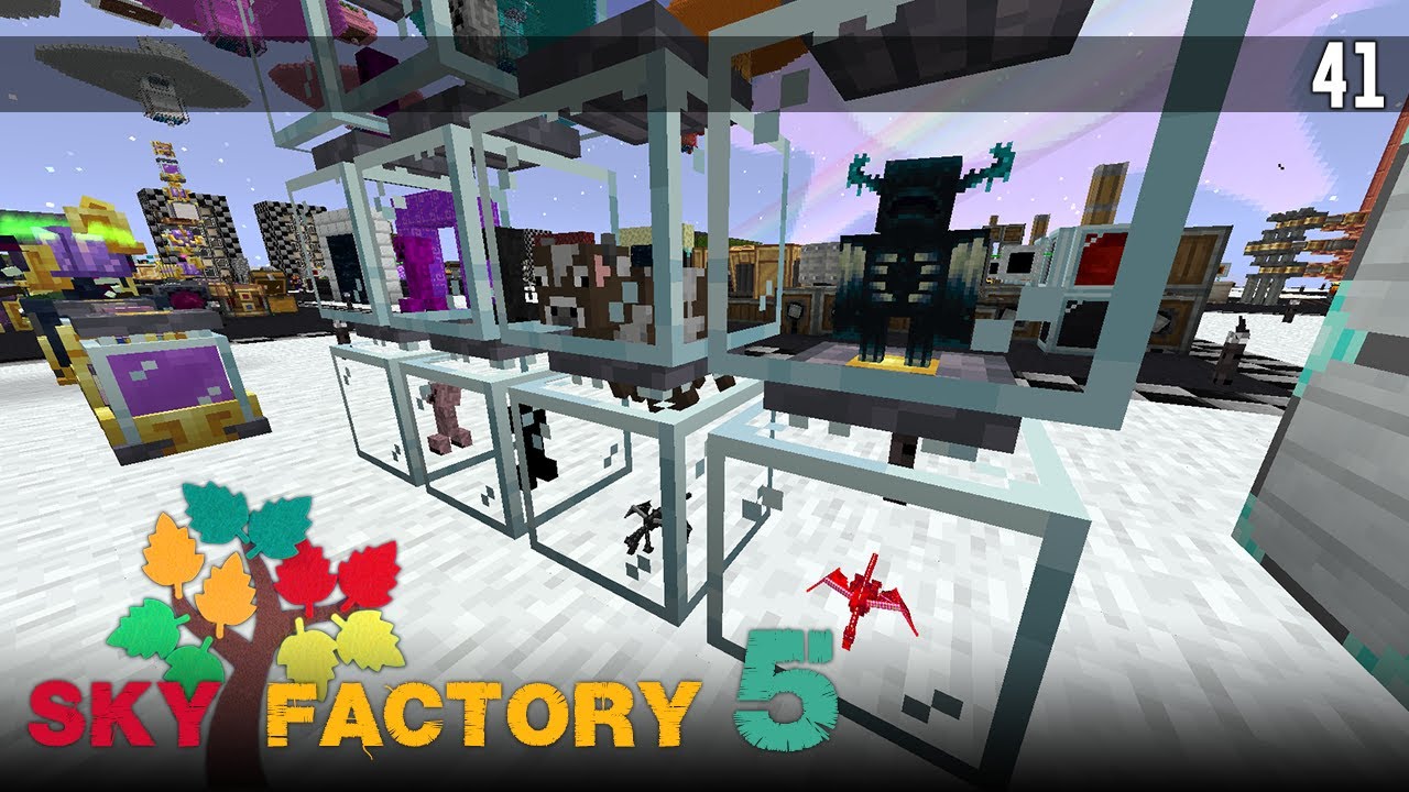 Sky Factory 5 #41 - Capturer tout les boss - YouTube