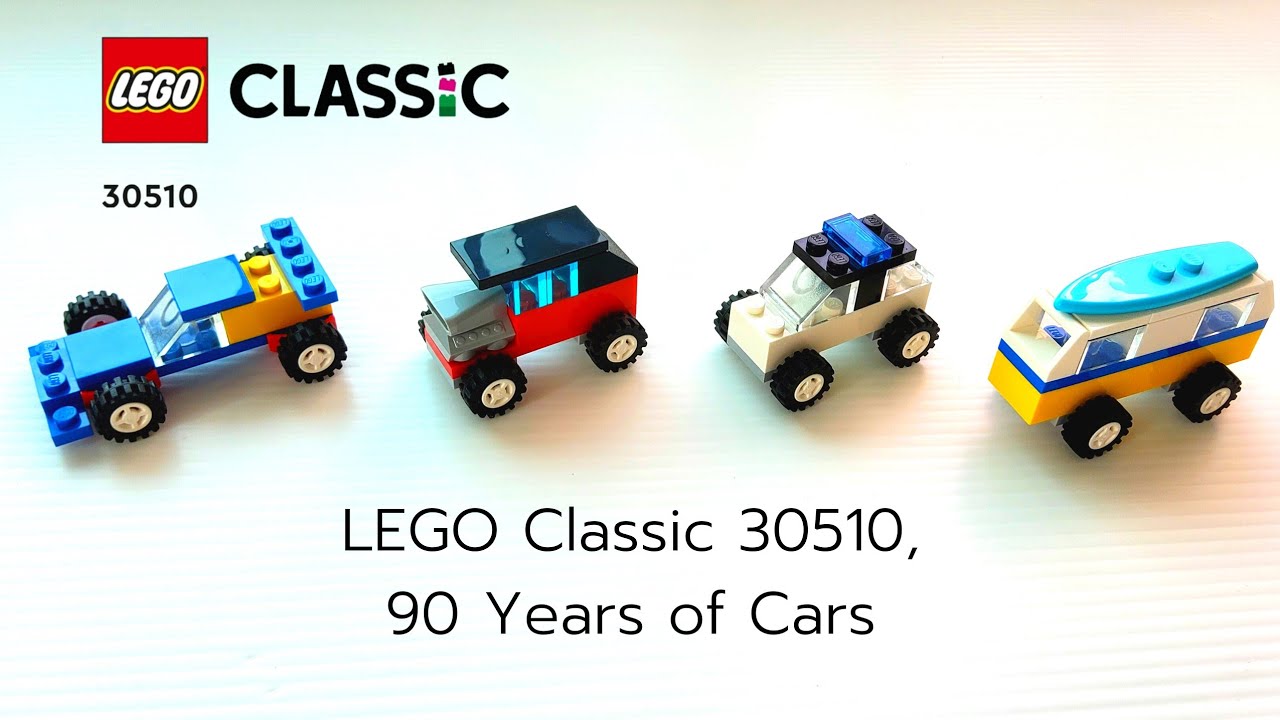 LEGO Car | LEGO Classic 30510, 90 Years of Cars - YouTube