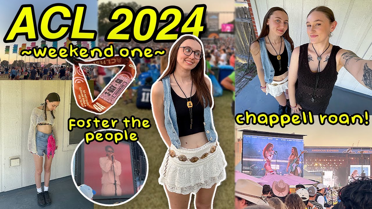 going to a music festival... for the first time - ACL 2024 VLOG ...