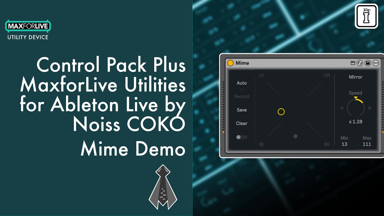 Mime - Control Pack Plus - MaxforLive Device for Ableton Live by NOISS ...