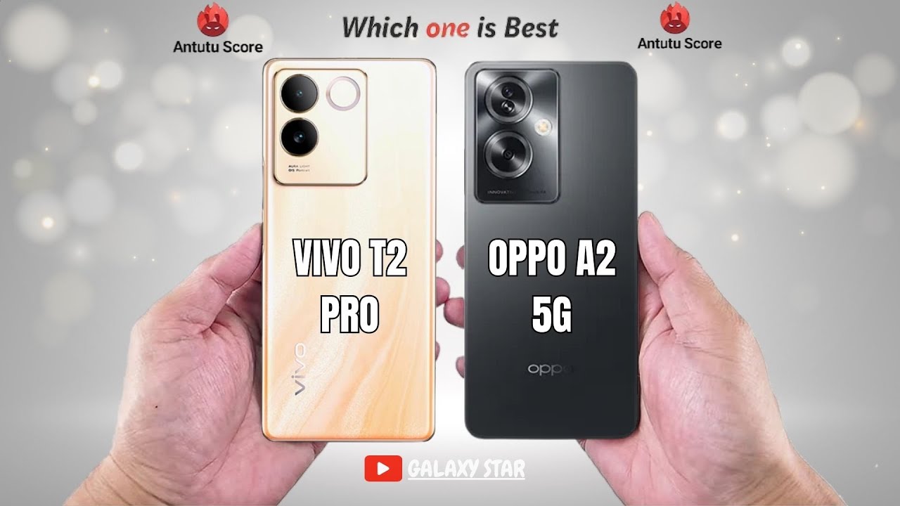 VIVO T2 Pro vs OPPO A2 5G - YouTube