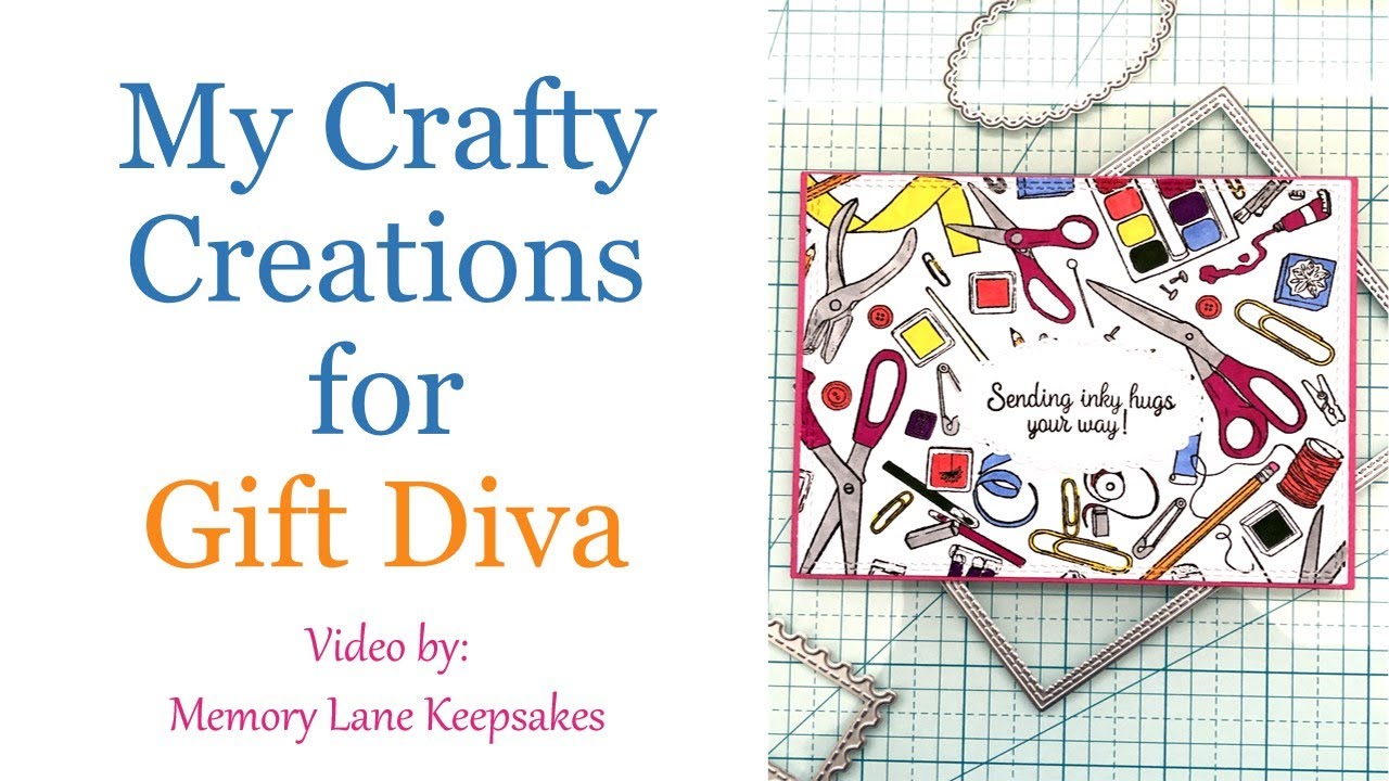 My Crafty Creations For Gift Diva - YouTube