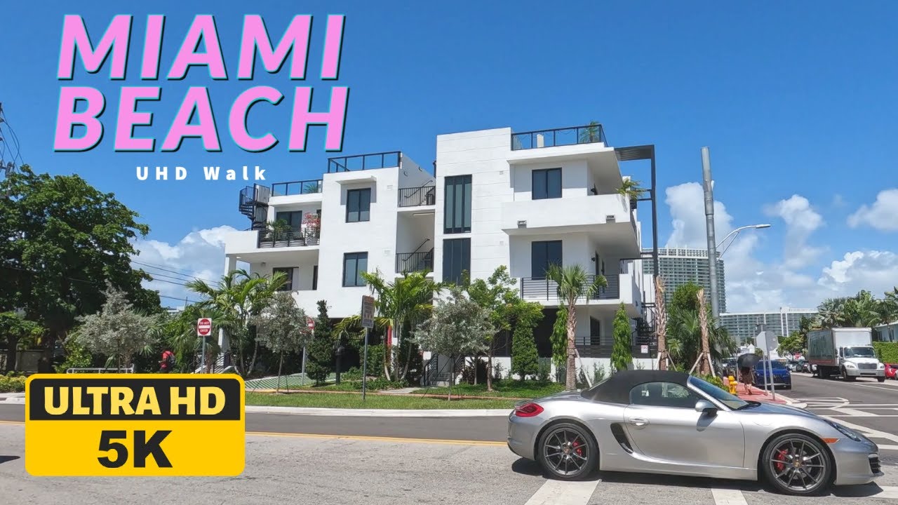 MIAMI BEACH Walk 4K - YouTube