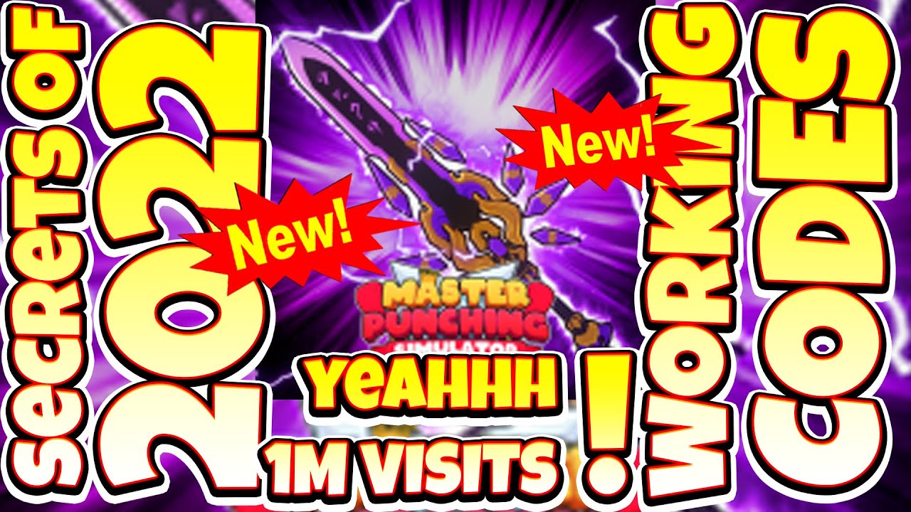 NEW CODES [⏳50% SALE] Master Punching Simulator, Roblox GAME, ALL ...