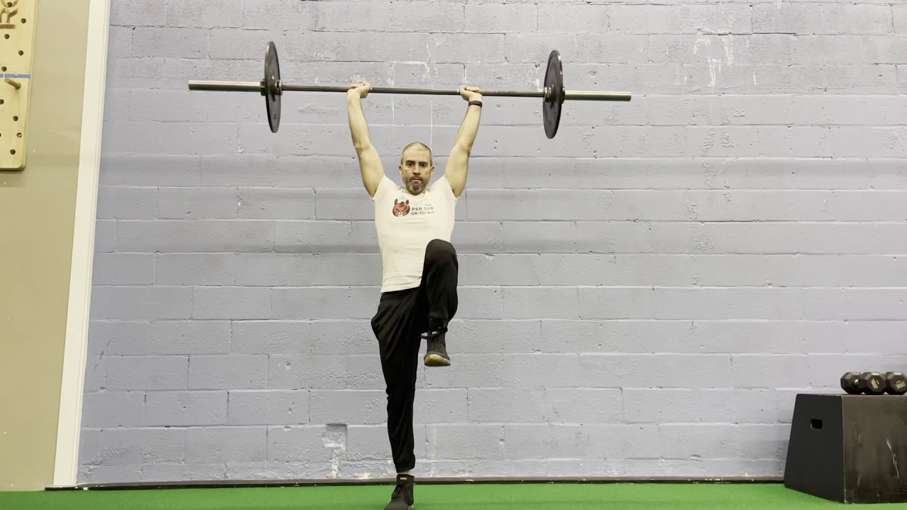 Barbell Overhead March - YouTube