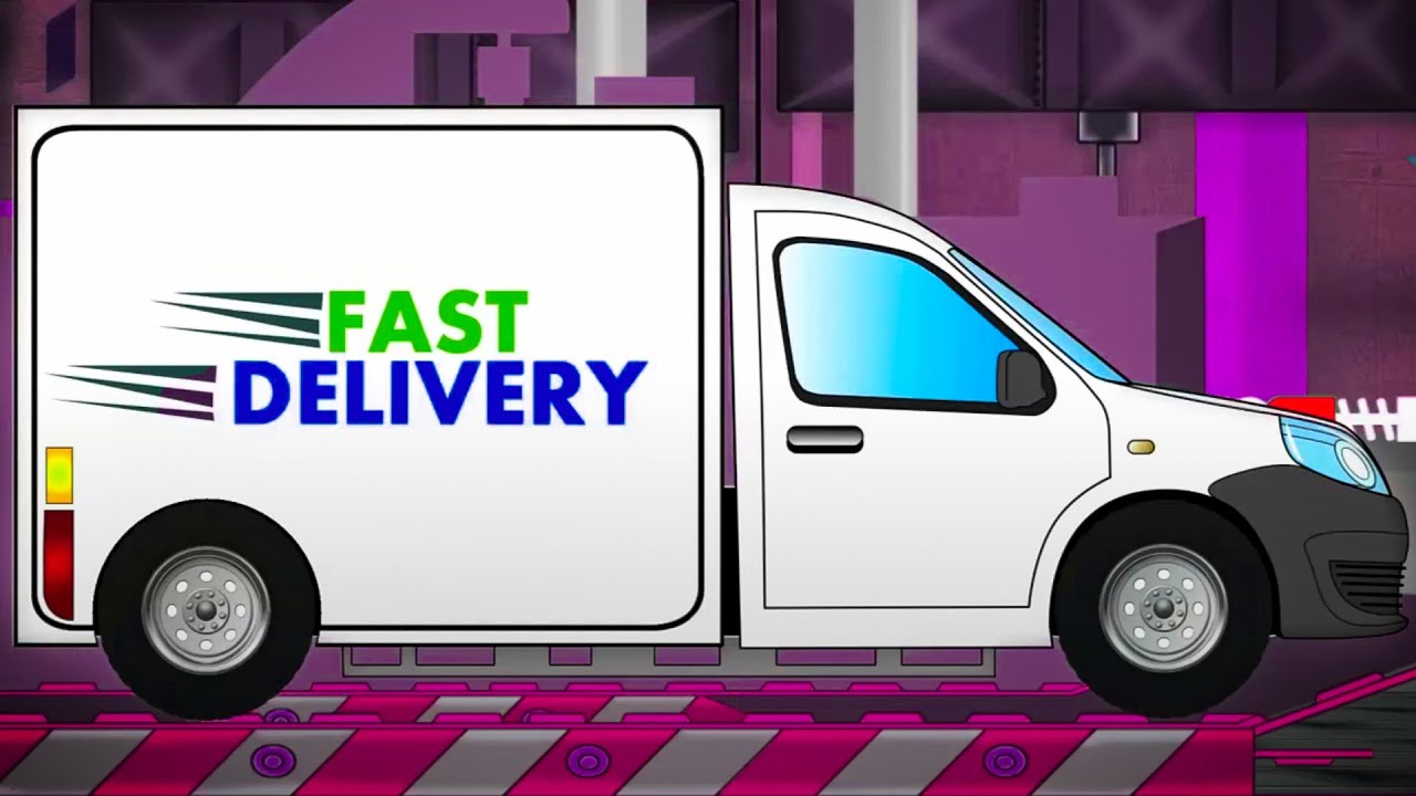 Fast Delivery Truck + More Vehicle Transformation Animated Videos for ...