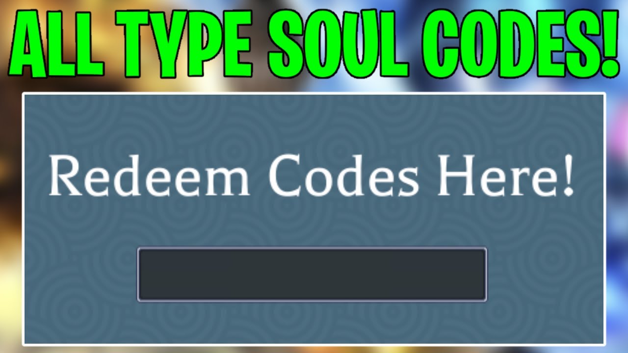 ALL WORKING TYPE SOUL CODES ROBLOX! - YouTube