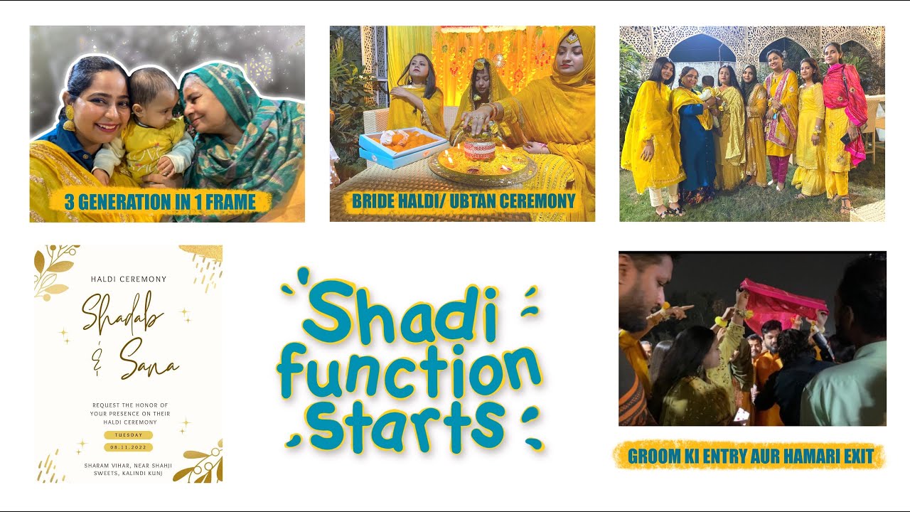 All About Haldi/Ubtan Ceremony In Indian Weddings #meemee&mummavlogs # ...
