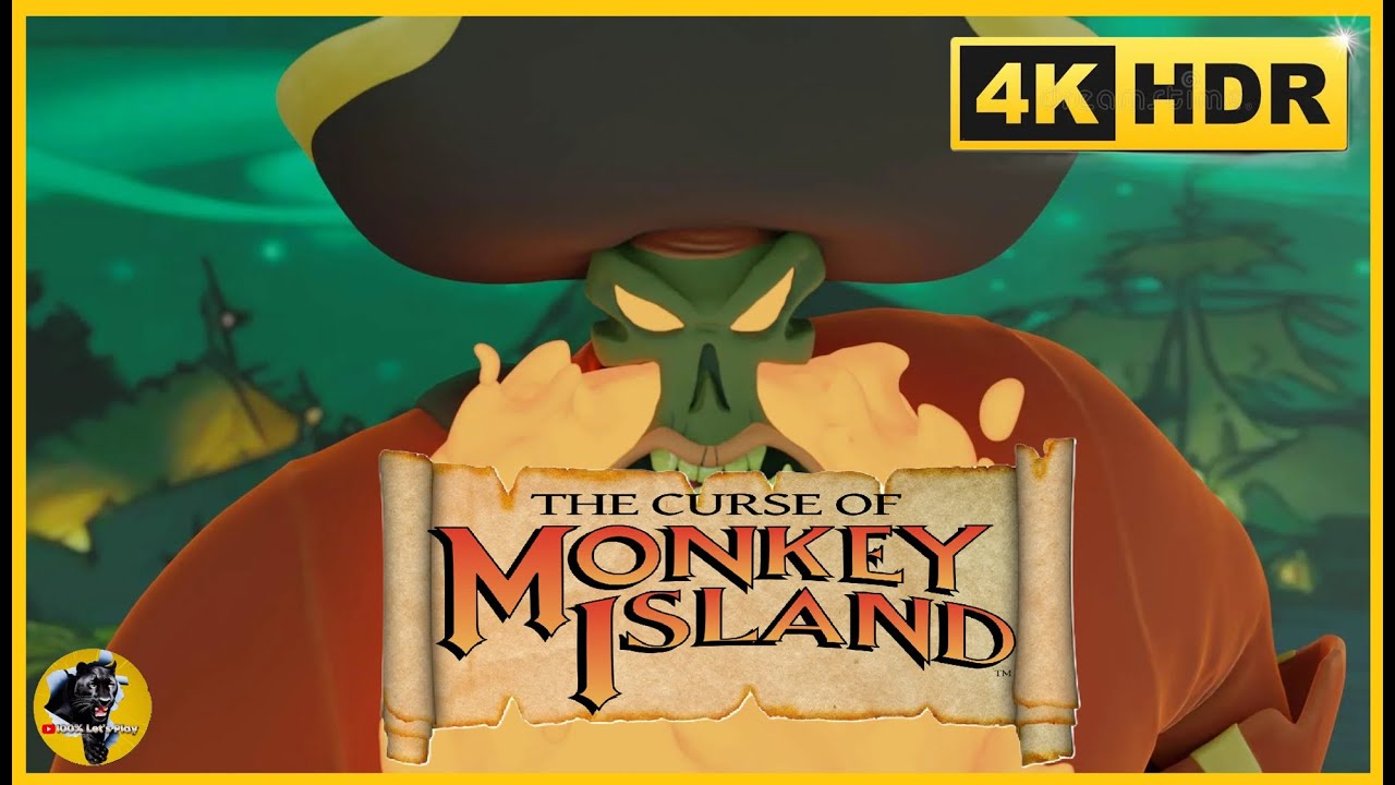 🔴 The Curses Of Monkey Island : La mort du pirate zombie LeChuck - YouTube