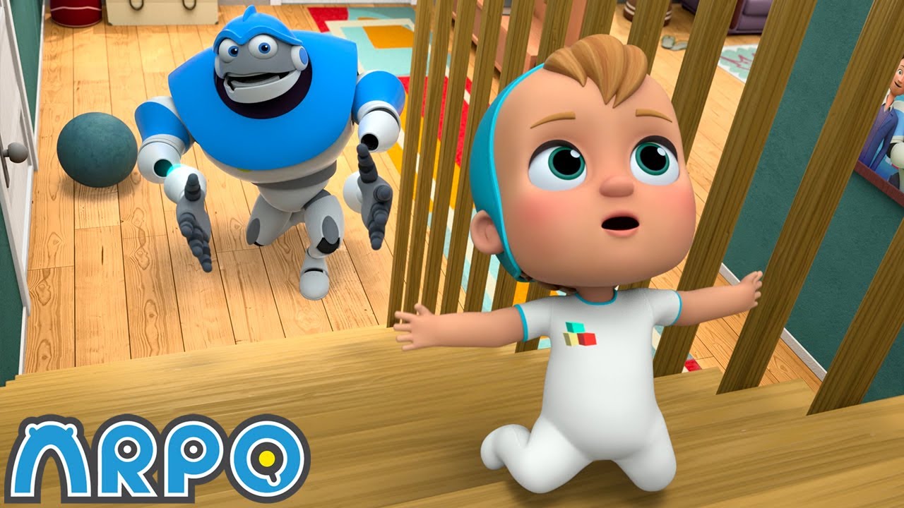 Move in Day! - Where's the Baby!? | ARPO The Robot | Funny Kids ...
