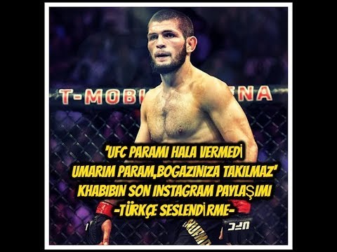 Khabib Nurmagamedov'un  Son Instagram Paylaşımı -Türkçe Seslendirme-