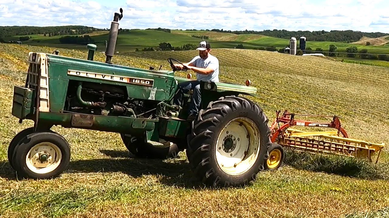 Raking Hay and Fixing Tractors! - YouTube