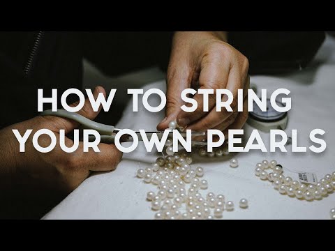 How To String Pearl Necklace