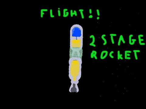 Space simulation toolkit (SST) 2 STAGE ROCKET (PROTOTYPE) FLIGHT!!! - YouTube