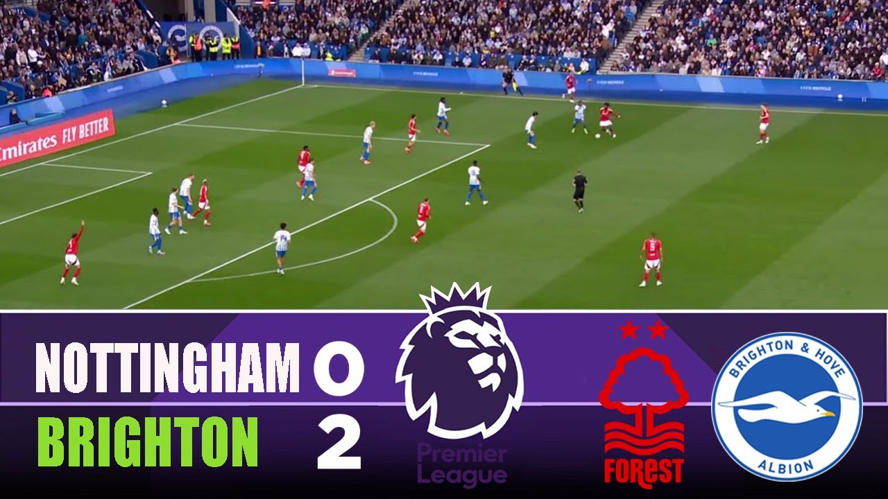 NOTTINGHAM FOREST vs BRIGHTON 0-2 | 2025 Premier League | Match ...