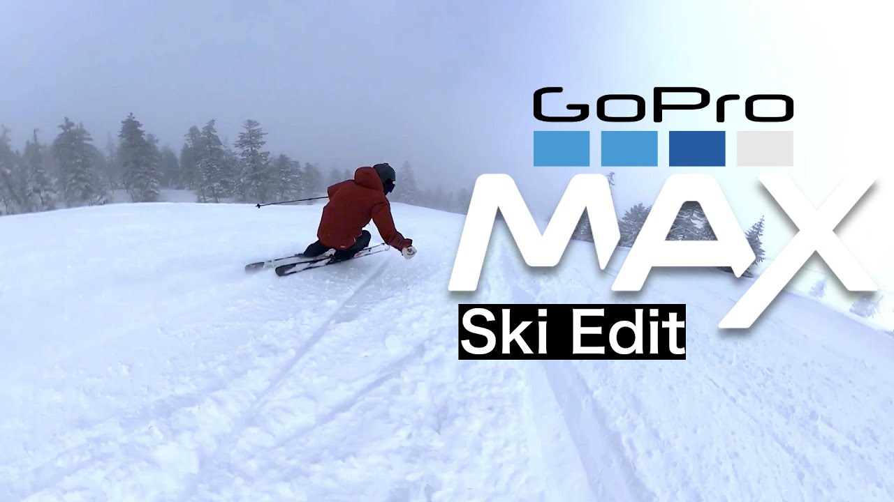Testing out the 360 camera for skiing : GoPro MAX - YouTube