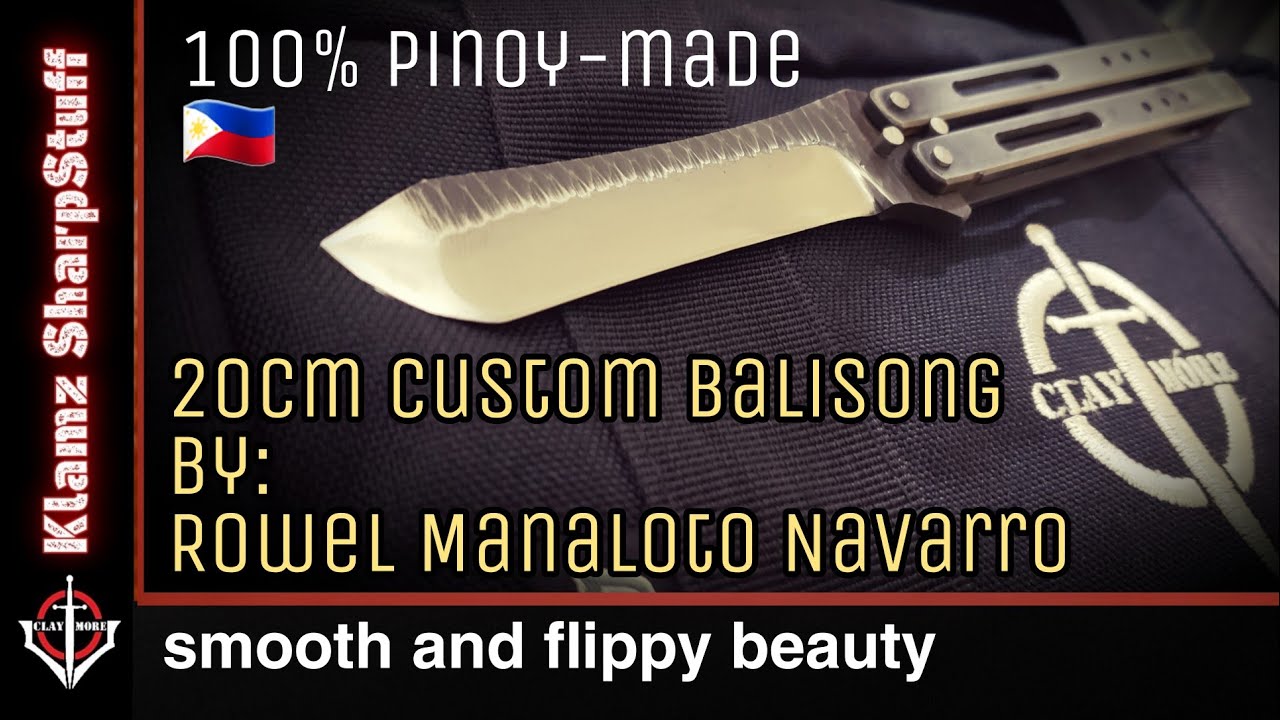Pinoy Balisong: 20cm Custom Balisong by Rowel Navarro: Excellent ...