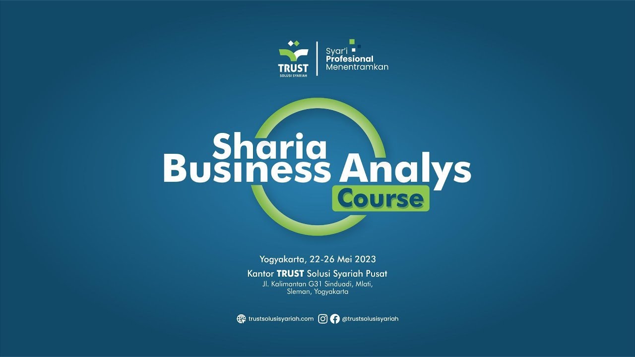 HIGHLIGHT Sharia Business Analyst Course - YouTube