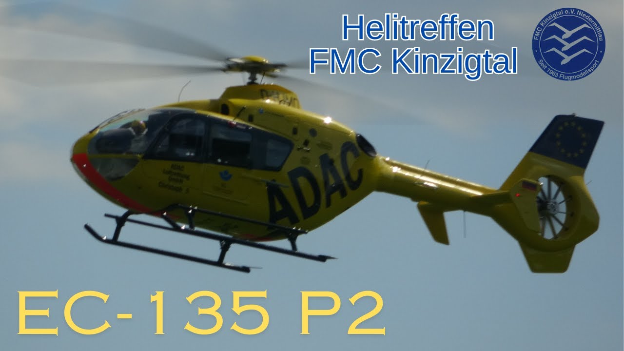 RC HELICOPTER EC-135 ADAC (Helitreffen Kinzigtal 2024) - YouTube