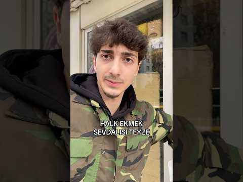 Halk ekmek sevdalısı teyze