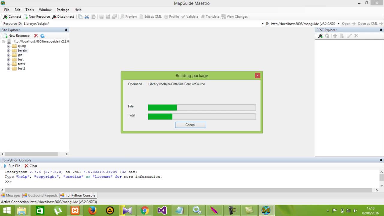 cara package mapguide maestro 5.1 - YouTube