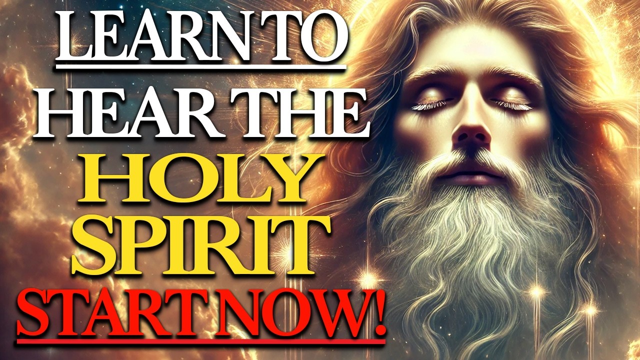 LEARN TO HEAR THE HOLY SPIRIT HE'S SPEAKING TO YOU RIGHT NOW! - YouTube