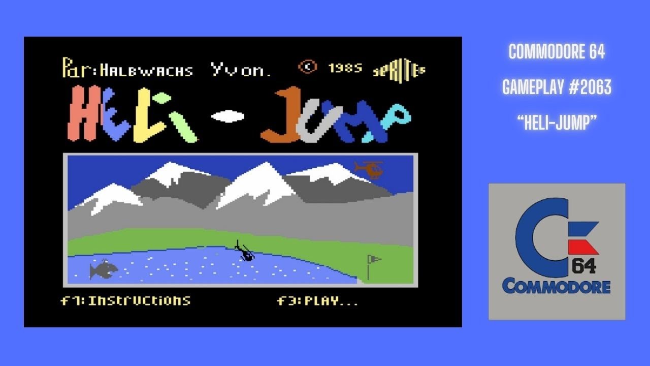 Heli-Jump (Commodore 64 / Gameplay #2063) - YouTube
