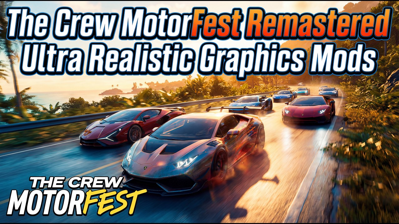The Crew MotorFest Remastered - Ultra Realistic Graphics Mods - 4K ...