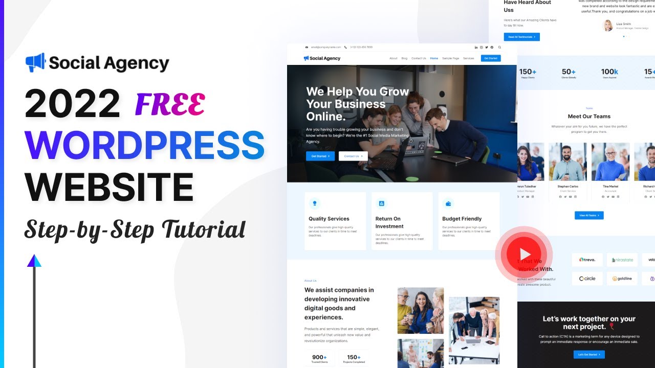 HINDI - 2022 Complete [Step-by-Step] WordPress Website Tutorial For Beginners | Rishi Theme ...