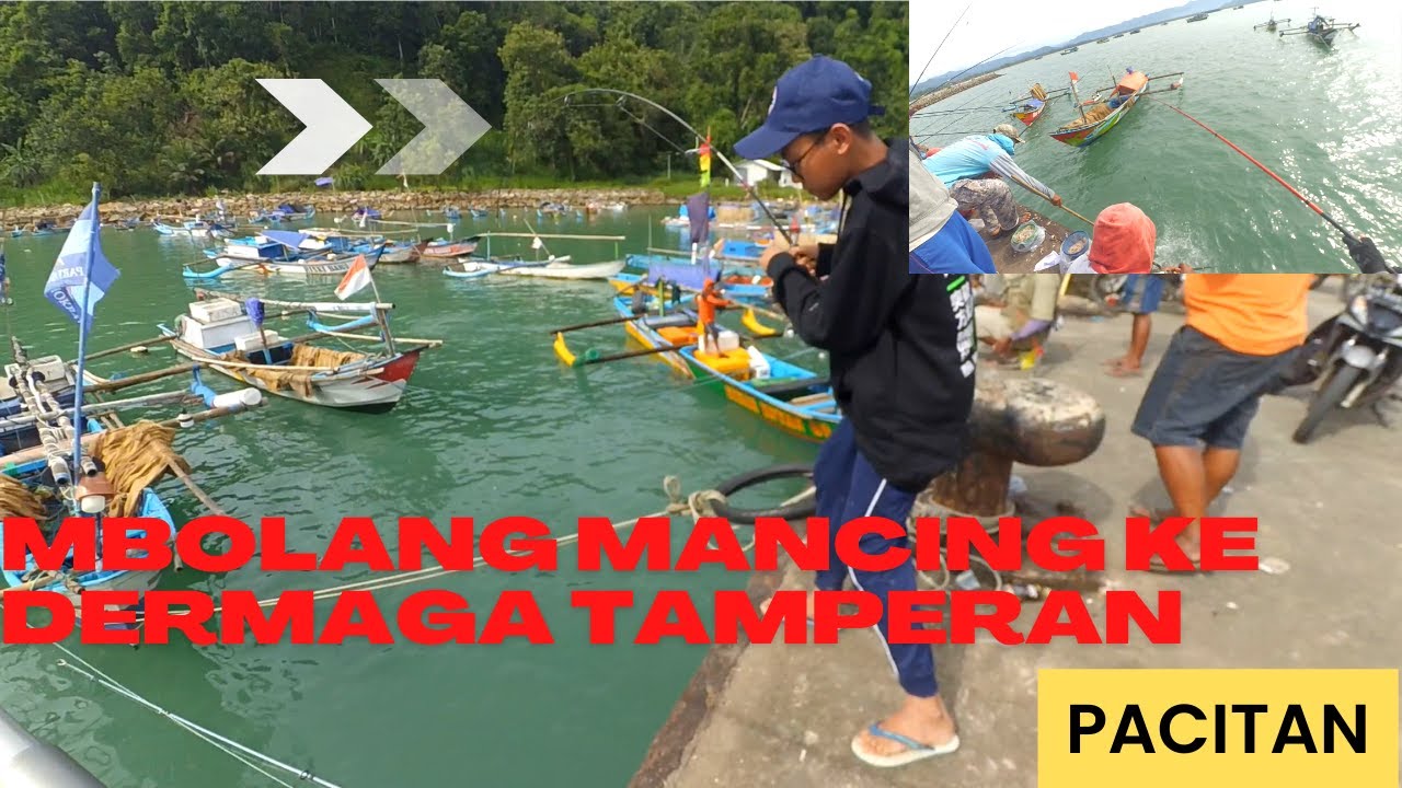 ‼️‼️ Mancing ke Dermaga Tamperan Pacitan Jawa timur ‼️‼️ tempat asik ...