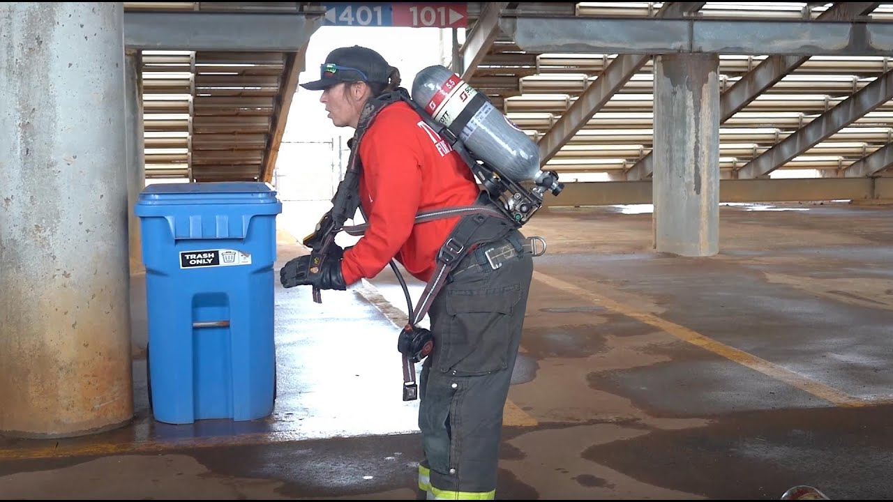 Gear Training (Part 4 of 4) | Putting on an SCBA Pack | Firefighter ...