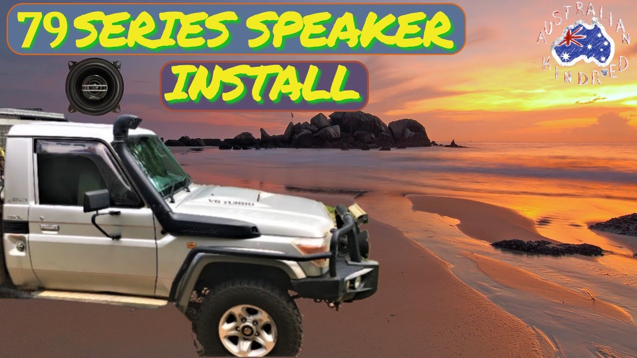 Toyota Landcruiser 79 Series Dash Speaker Install - YouTube