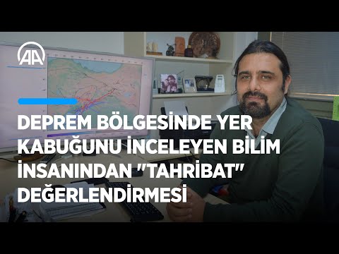 Deprem bölgesinde yer kabuğunu inceleyen Prof. Dr. Tiryakioğlu, tahribatın verilerini değerlendirdi