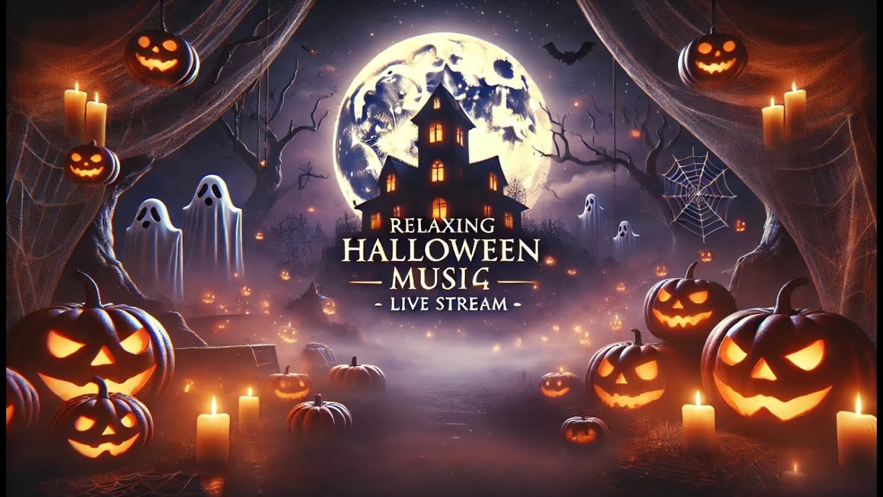 Relaxing Halloween Music 2024 🎃 Spooky Haunted House Background 👻 ...