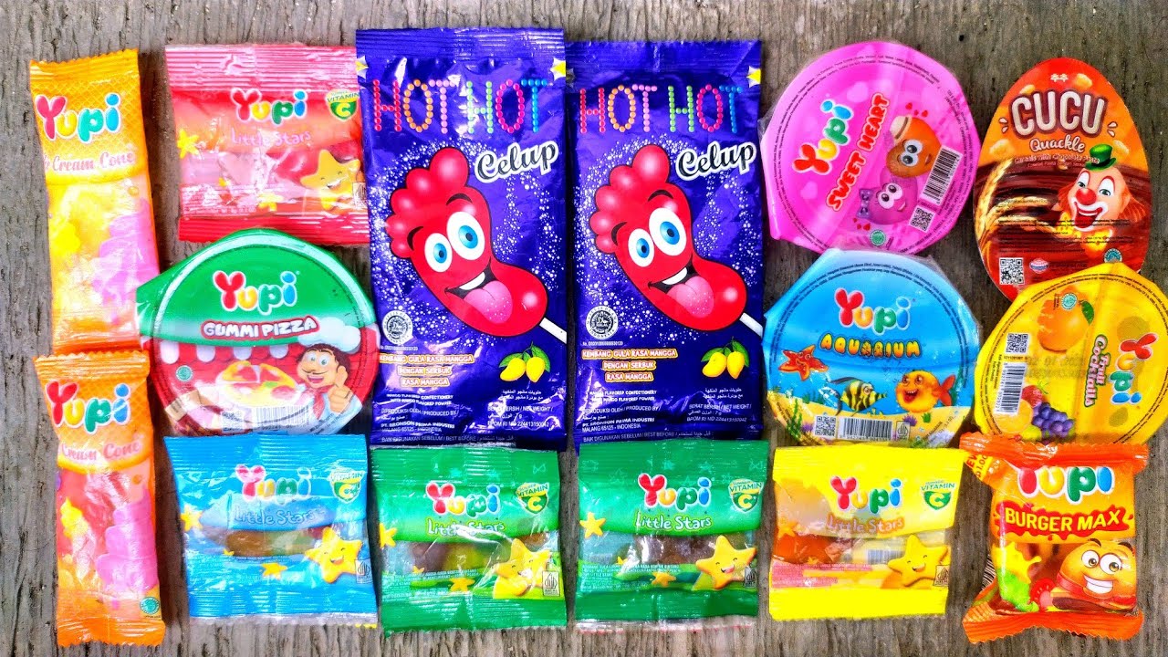 Hunting Es Krim Permen Yupi Cha Cha Minis Little Star Cucu Quackle ...