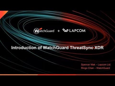 Webinar - Accelerate XDR strategy with WatchGuard ThreatSync - YouTube