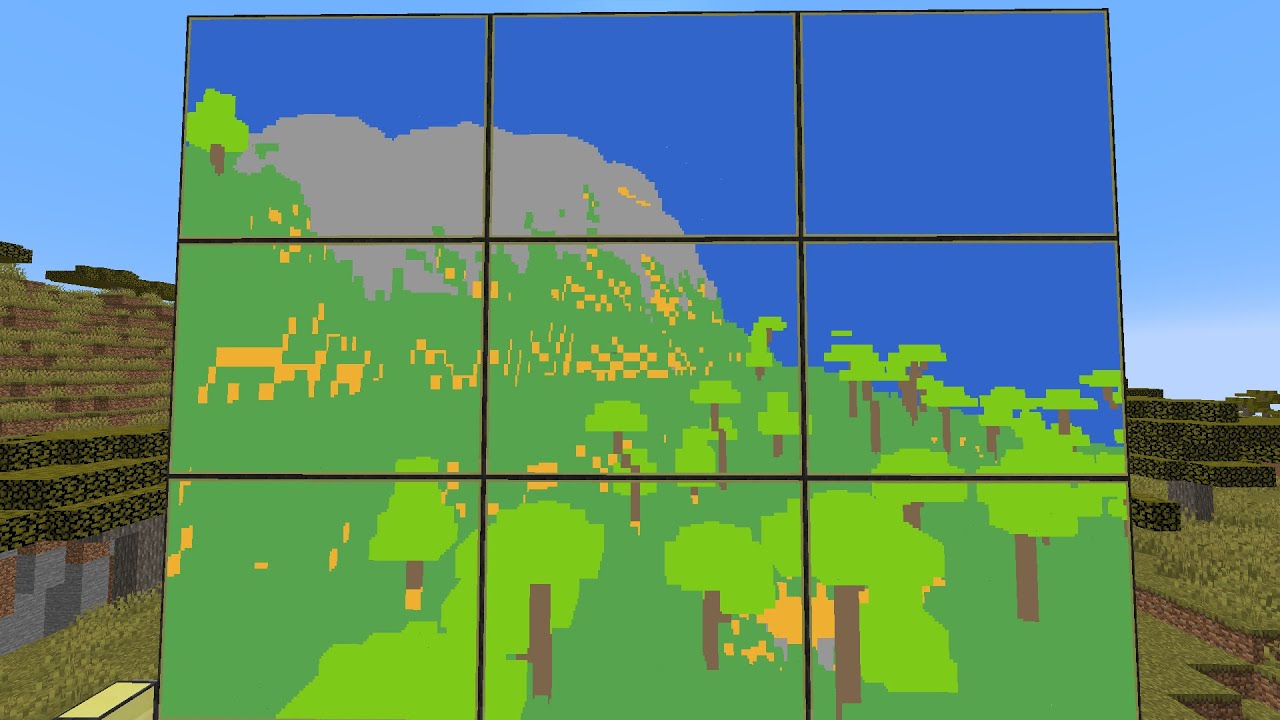 Creating a big picture with "CC:Tweaked" and "Some Peripherals". Minecraft 1.18.2 - YouTube