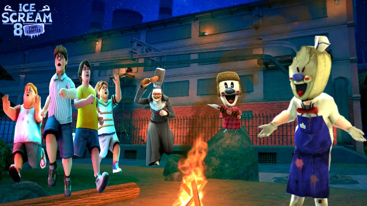 ICE SCREME 8 FULL GAMEPLAY || VAN ESCAPE - YouTube