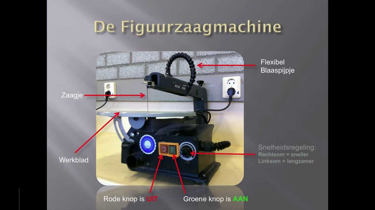 Instructie: Zagen met de figuurzaagmachine. - YouTube