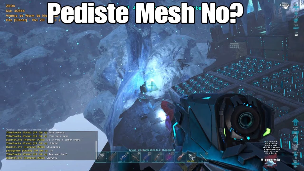 Ark Official PvP Ps5| Meshing XRD Bobs on 221 Ice Cave.😮‍💨 - YouTube